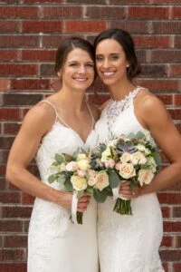 Real True Society Brides Laura Hanf-Patrick and Rachel Hanf-Patrick ...